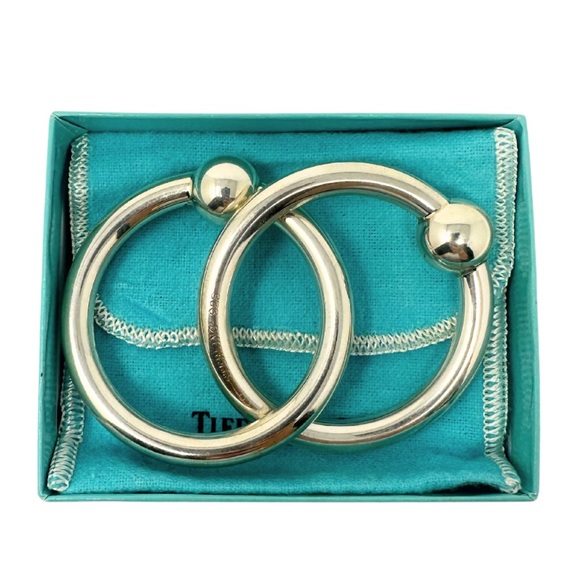Tiffany & Co. | Accessories | Tiffany Co Sterling Silver Double Ring ...